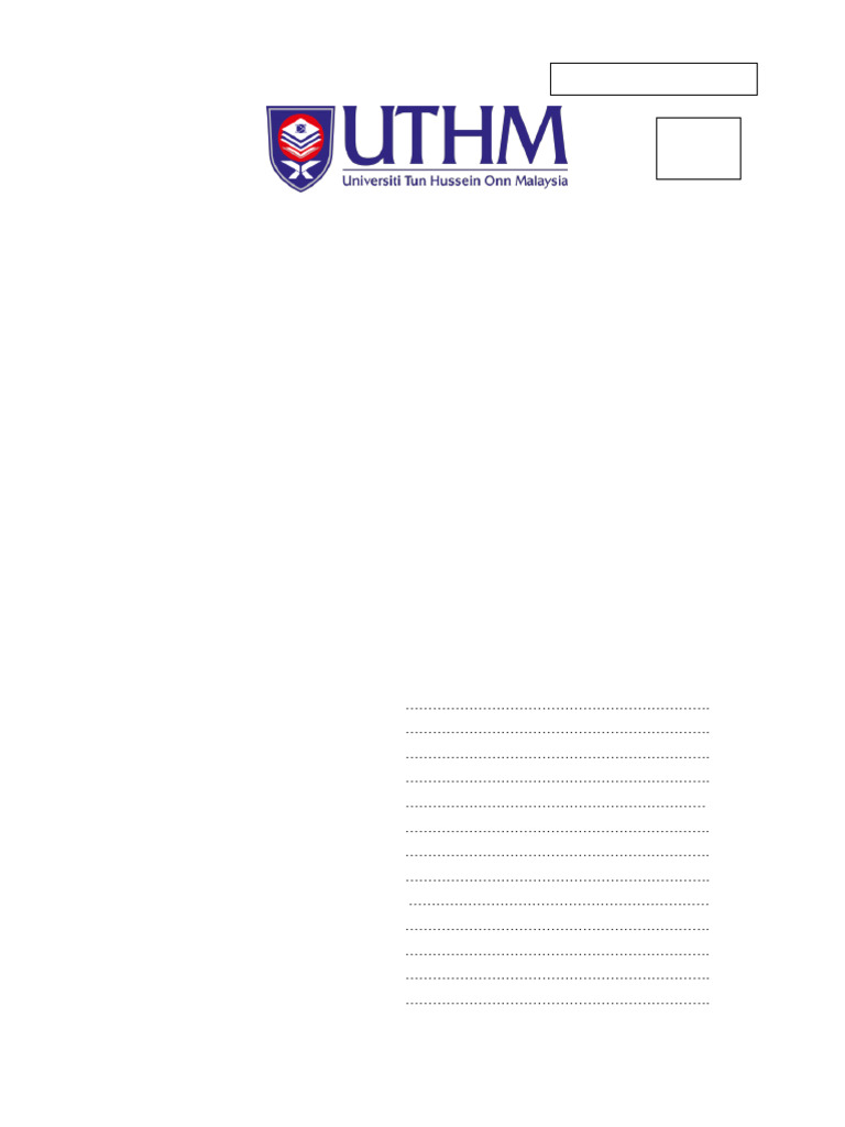 Borang Jaminan Uthm | PDF