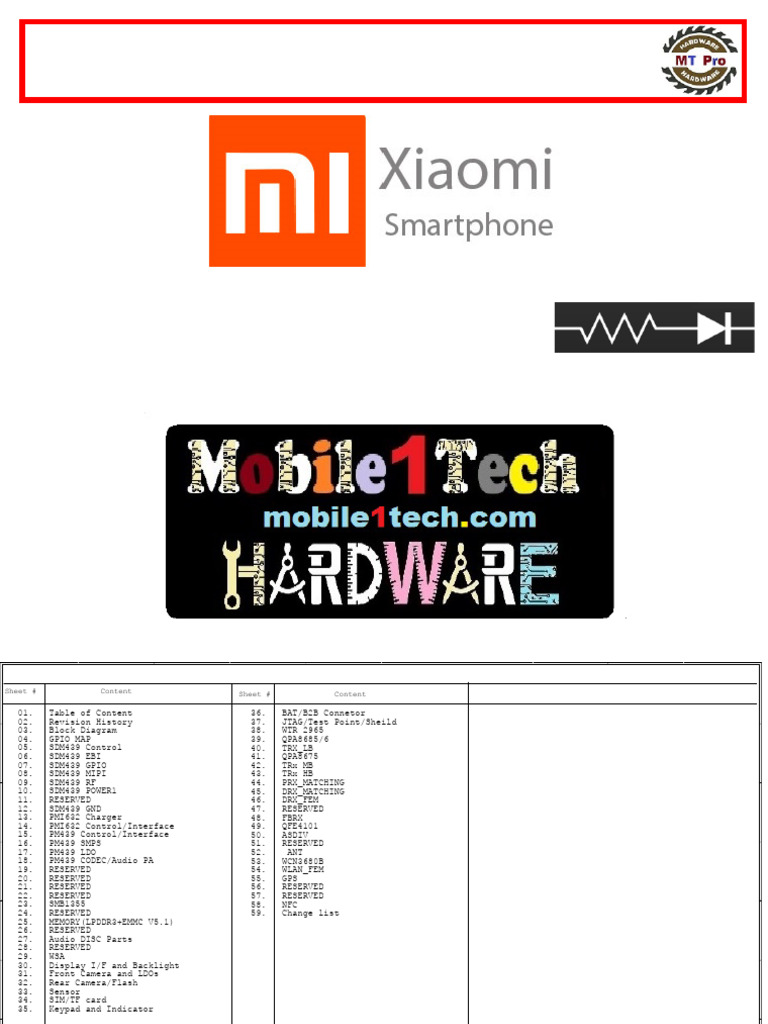 Redmi 7A (C3E - MB) Schematic Diagram | PDF | Intellectual Property Law ...