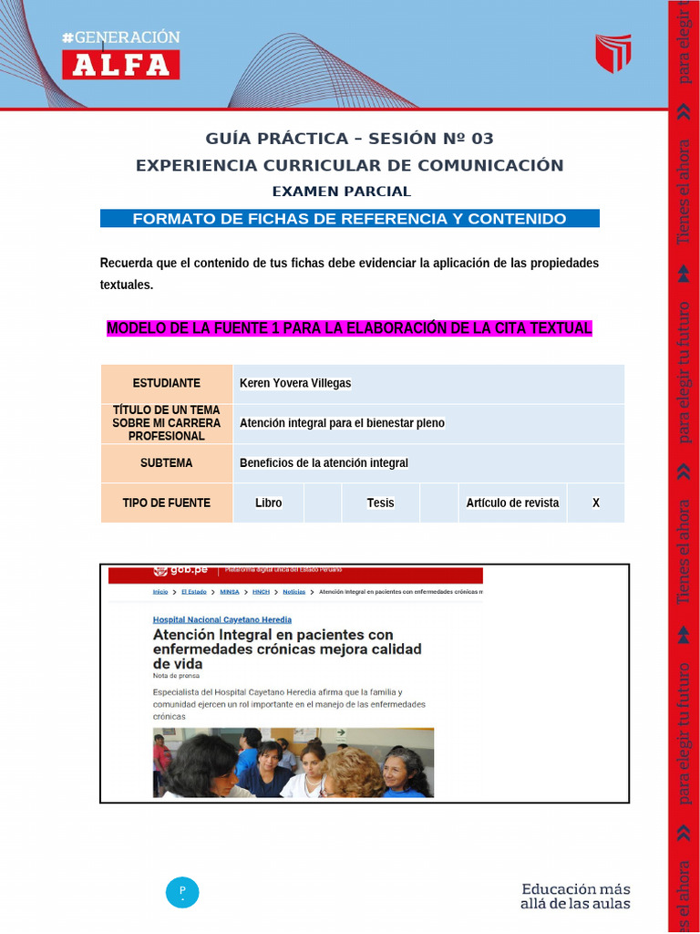 FORMATO PARA EL EXAMEN PARCIAL | PDF