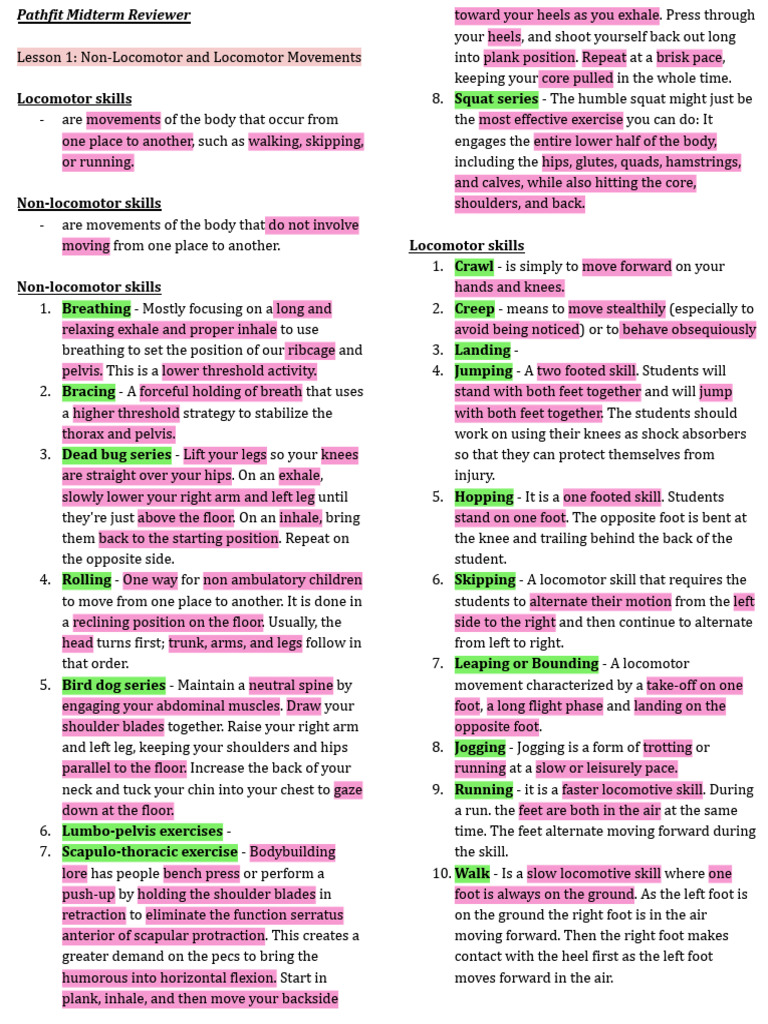 Pathfit Midterm | PDF