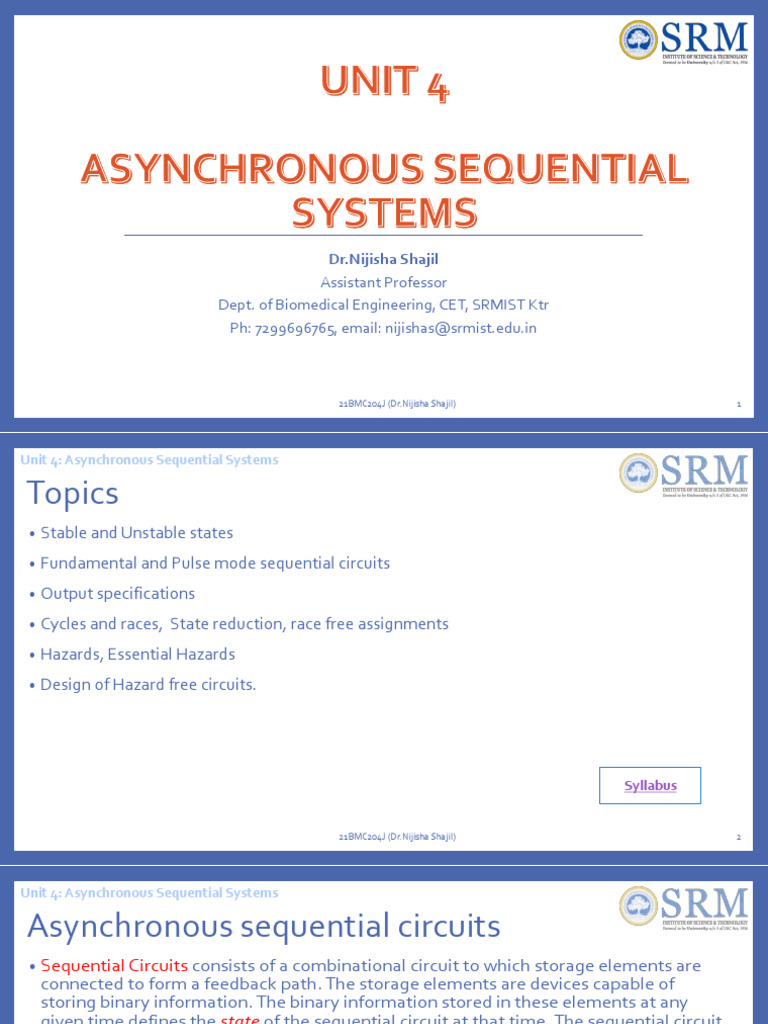 Unit 4-1 | PDF | Digital Electronics | Computers