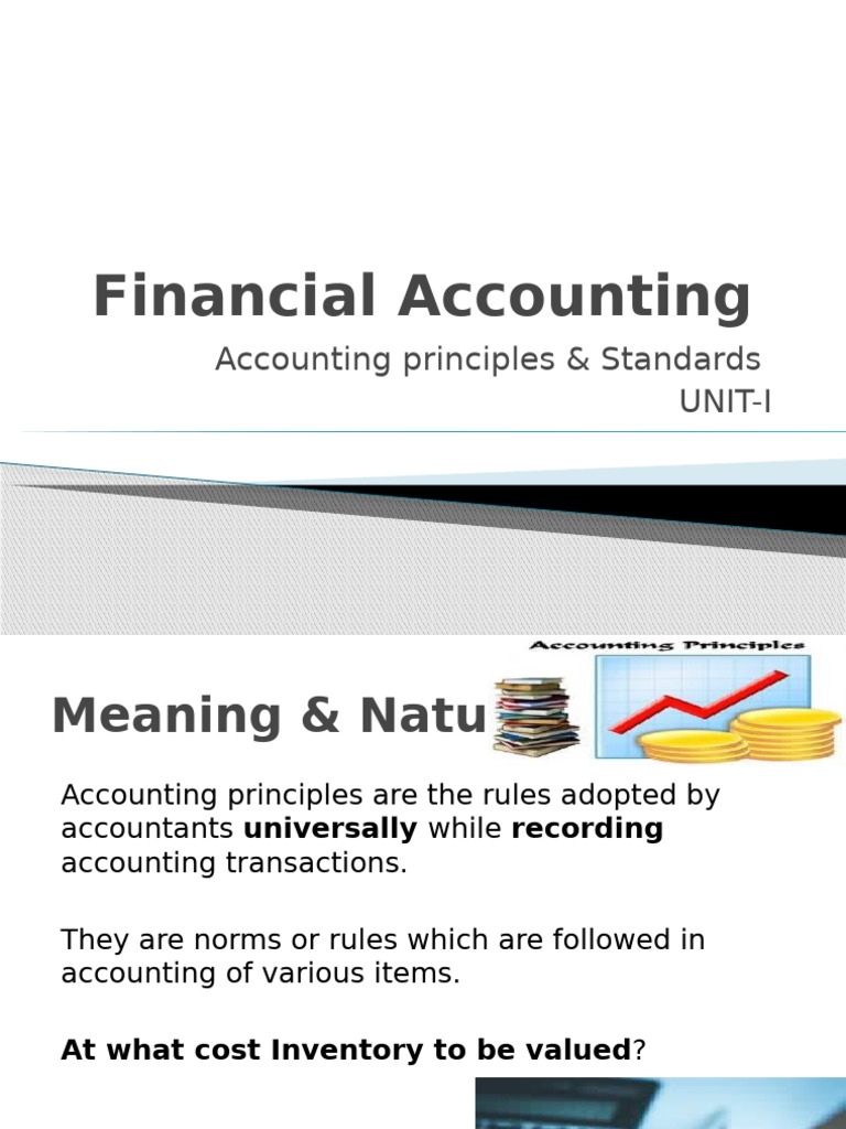 Accounting Principles | PDF