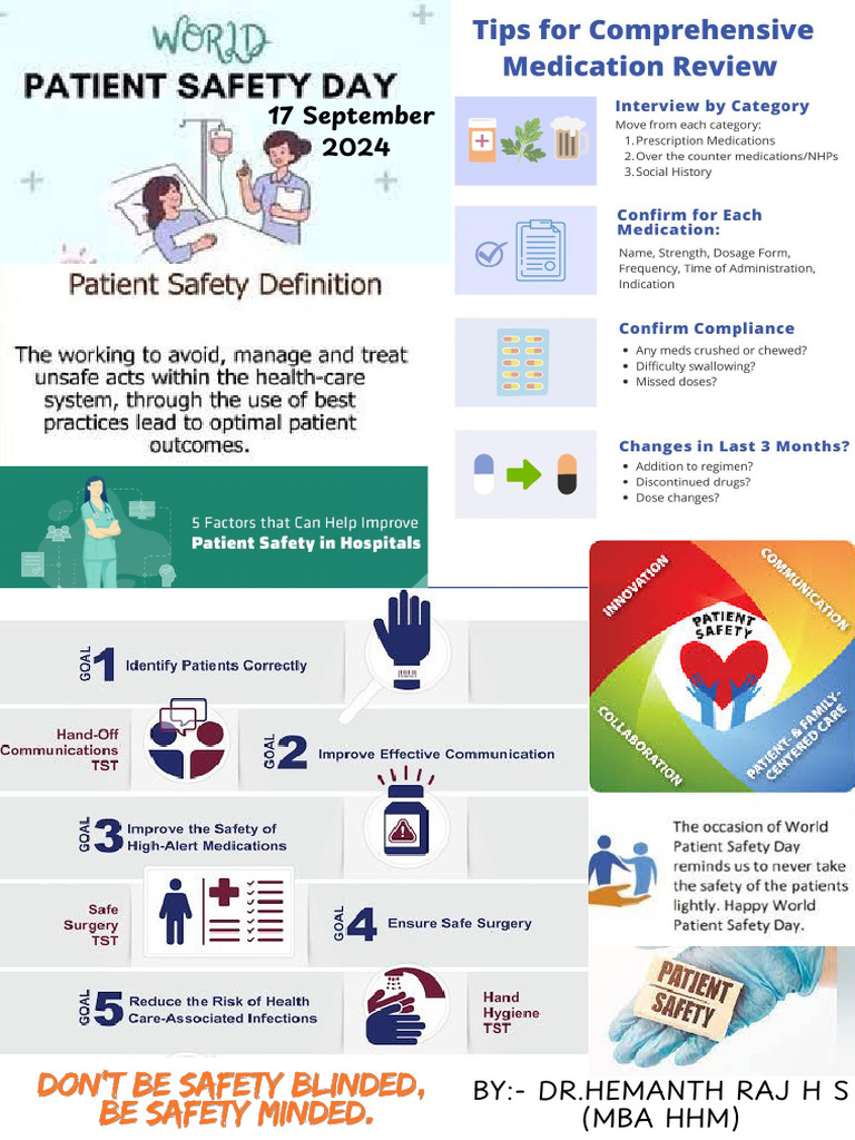 World Patient Safety Day Poster PDF | PDF