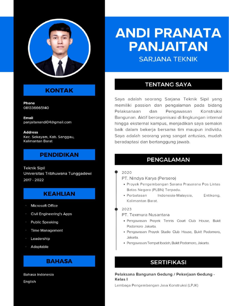Cv Andi Panjaitan Pdf