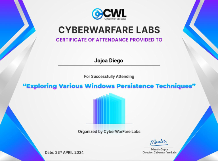 Exploring Various Windows Persistence Techniques Webinar | PDF Exploring Various Windows Persistence Techniques Webinar | PDF