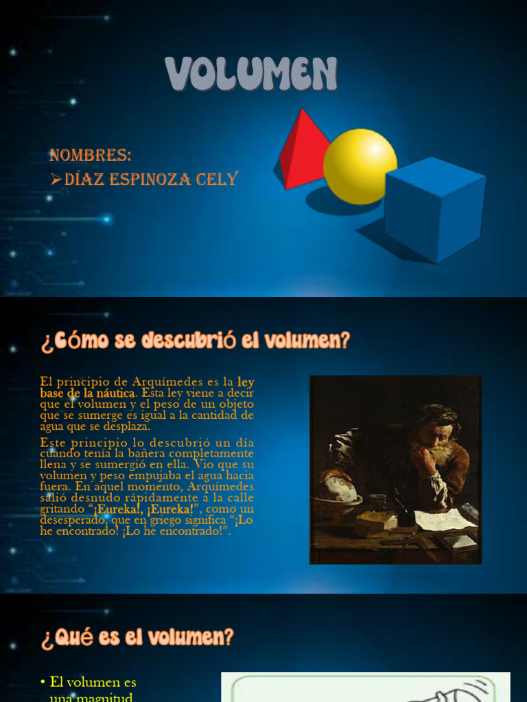 Volumen (Matematica) | PDF