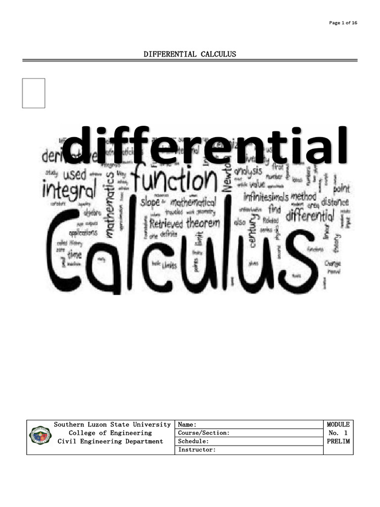 DIFF. CALC. P1 Functions Limits Continuity A | PDF DIFF. CALC. P1 Functions Limits Continuity A | PDF