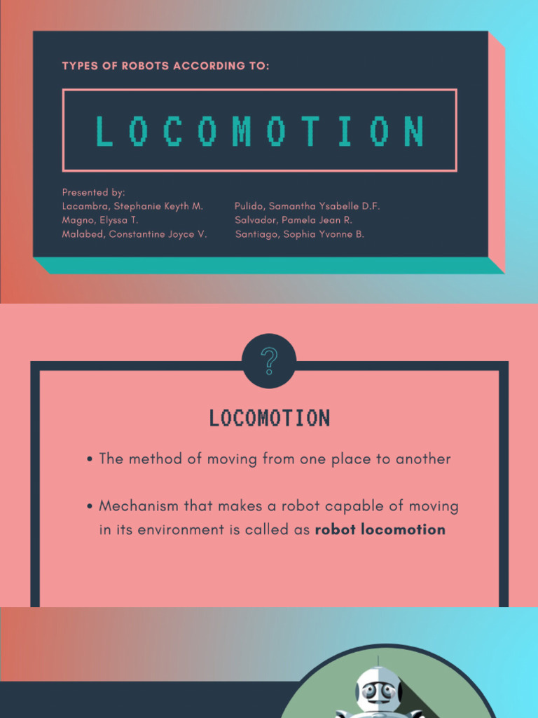 Locomotion Final | PDF