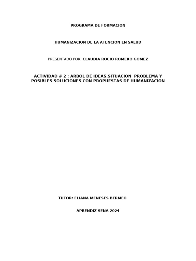 Programa de Formacion | PDF