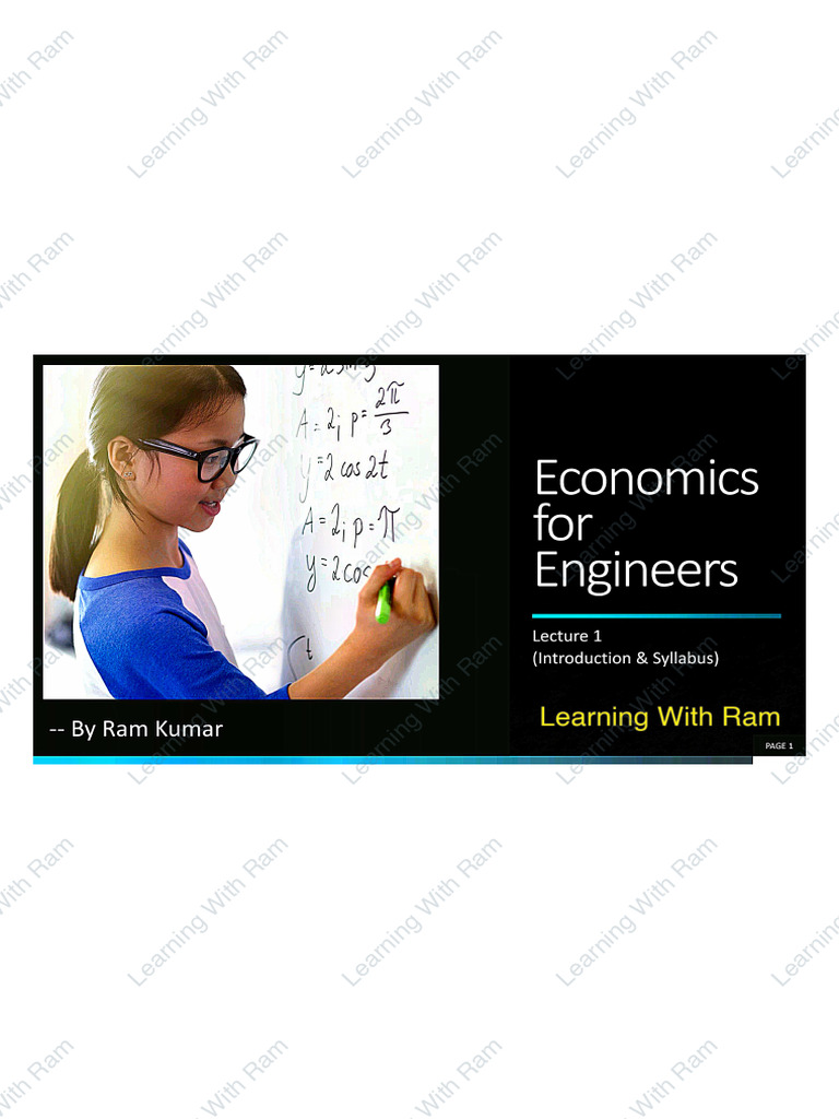 Economics Lecture1 Introduction | PDF