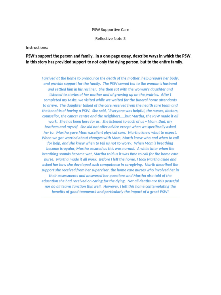 Reflective Note 3 | PDF