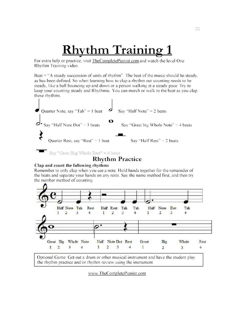 Rhythm Practice | PDF