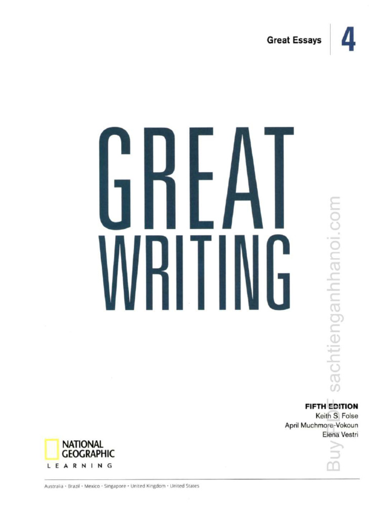 National Geographic Great Writing 4 Fifth Edition | PDF