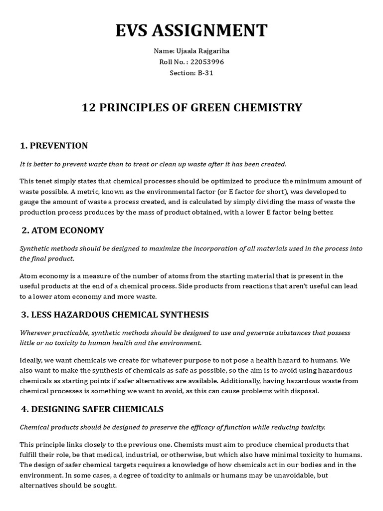 Evs Assignment | PDF