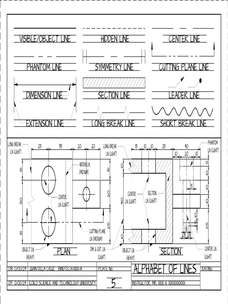 Plate No.6 Alphabet of Lines | PDF