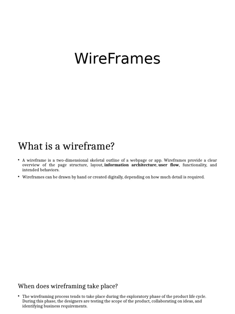 Wireframing | PDF
