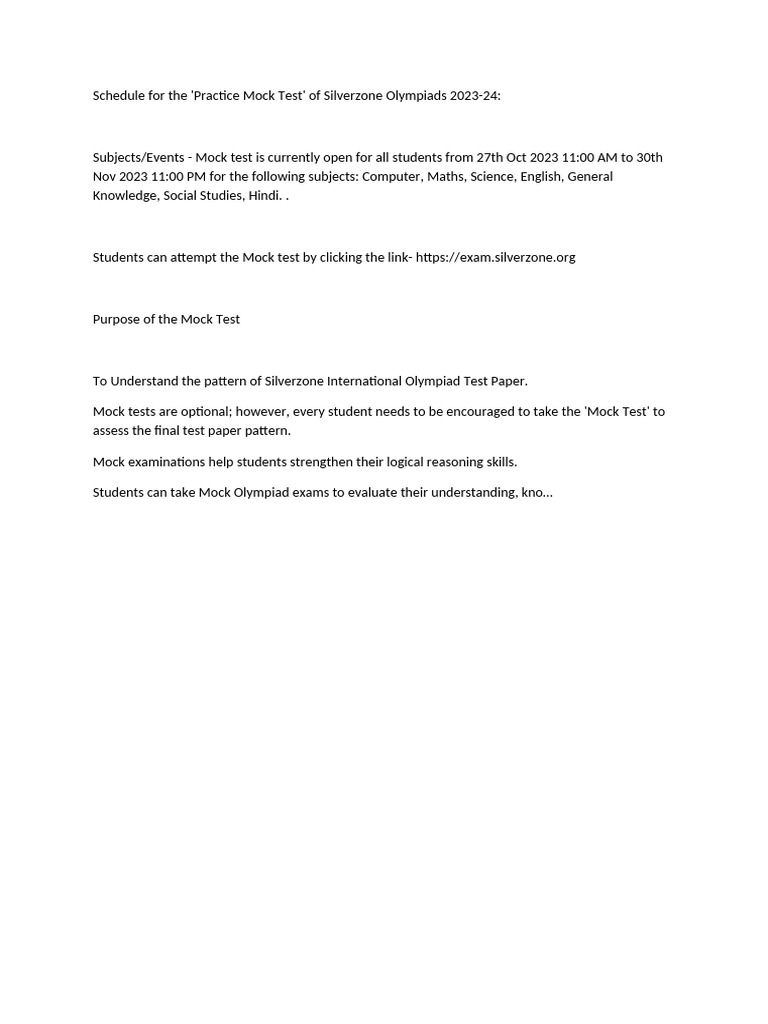 On Line Moke Test | PDF