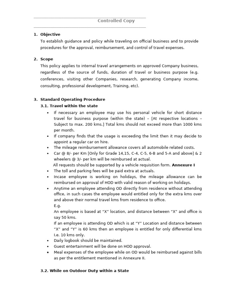 Local Conveyance Policy | PDF
