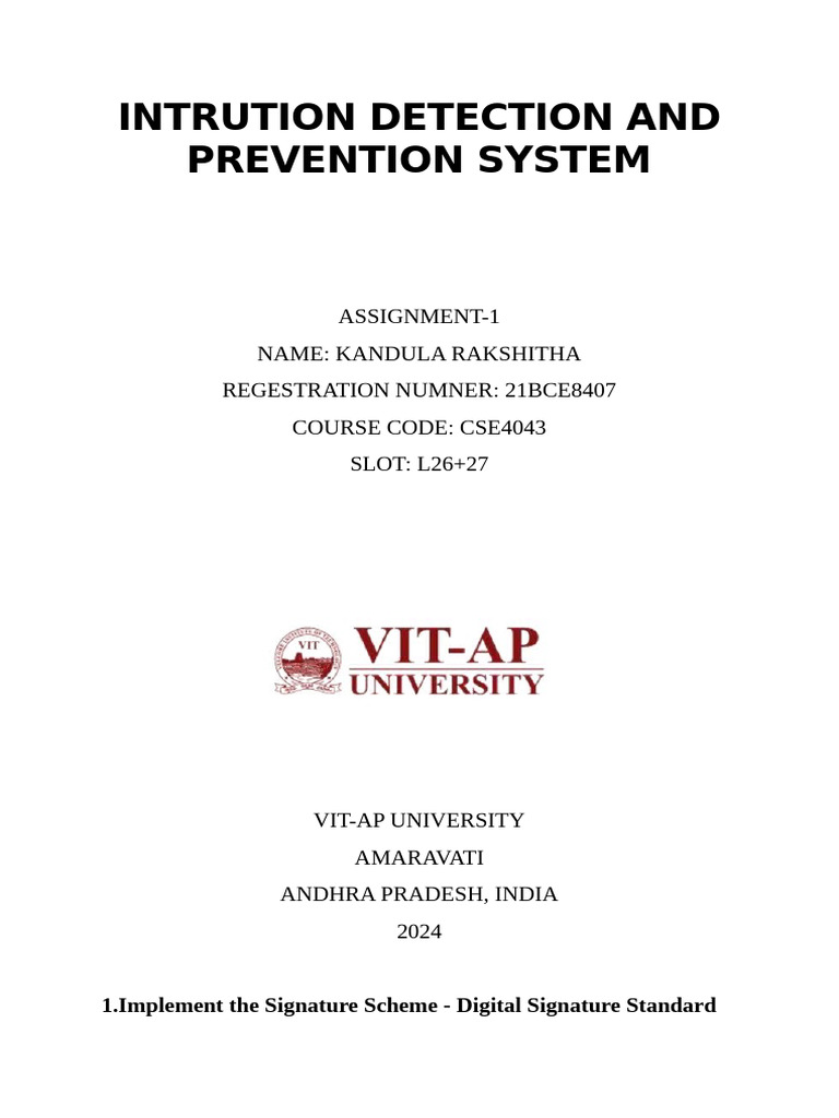 Assignment 1 | PDF