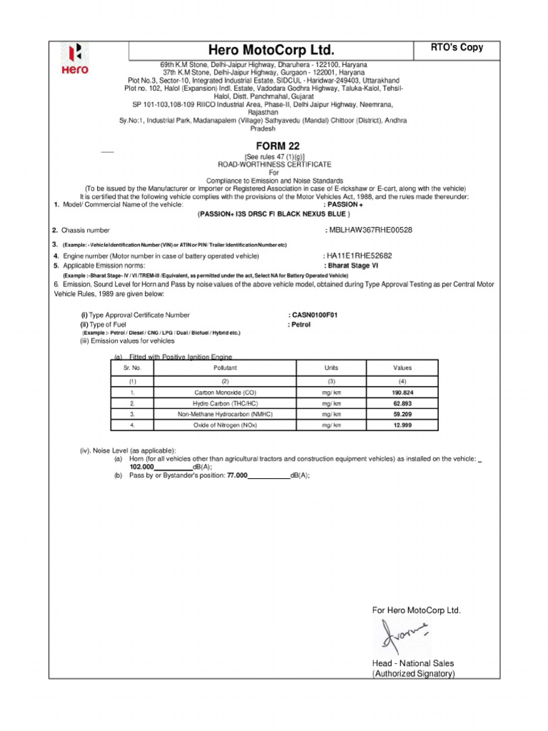 Keshav Shamulu Form 22 | PDF