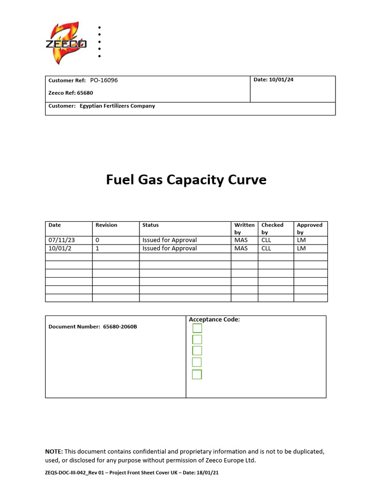 65680-2060B-Fuel Gas Capacity Curve-Rev-01 | PDF