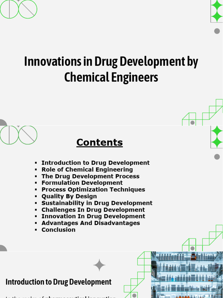 Presentation On Drug Development by Chemical Engineer | PDF | Drug ...