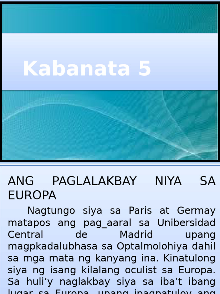 Kabanata 5 | PDF