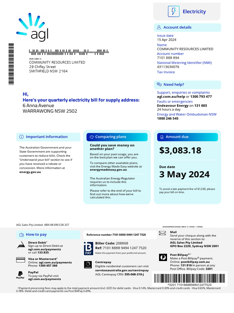 GC Electric Bill 1 | PDF
