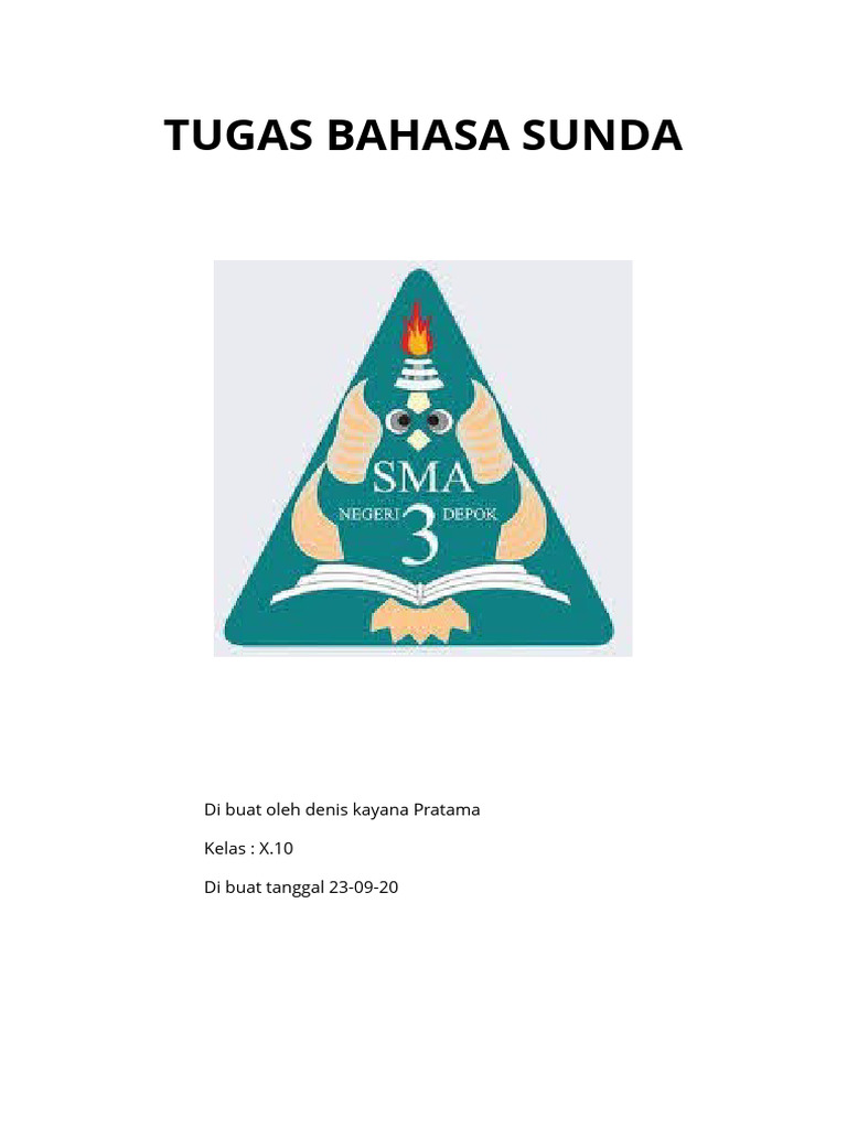 B Sunda | PDF
