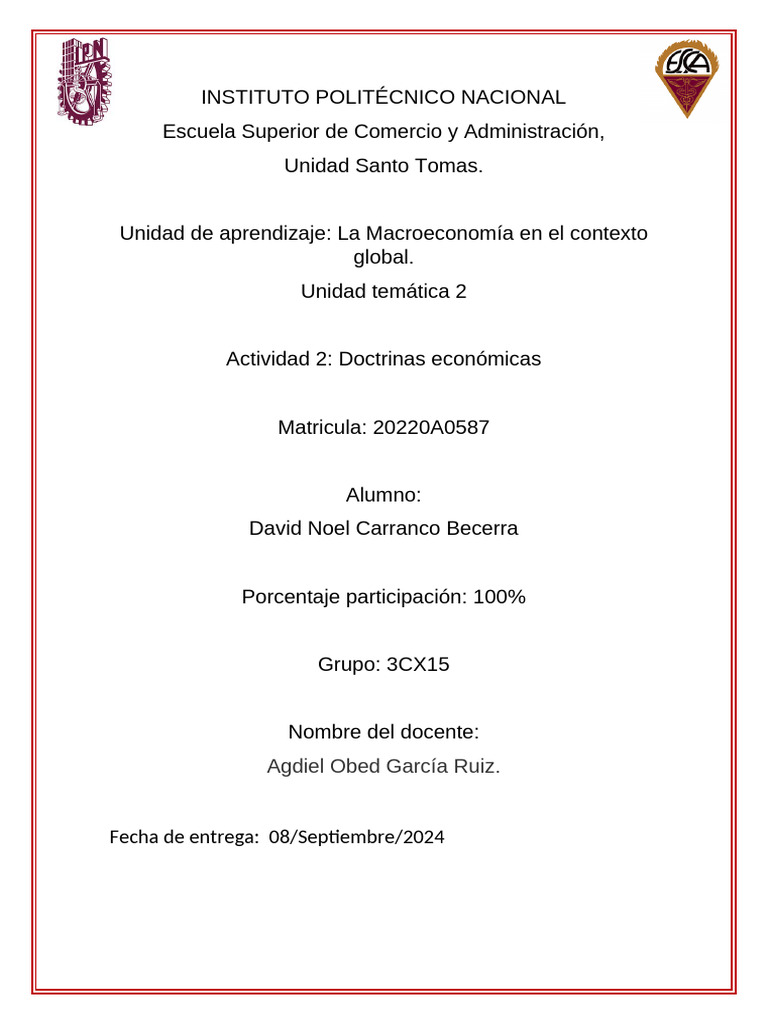 U2 Act2 David Becerra | PDF