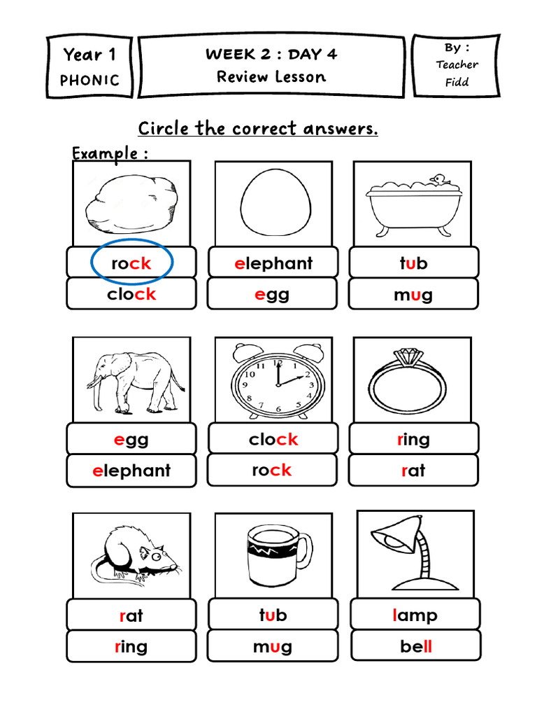 Week 2 Review Lesson Day 1 2 3 | PDF Week 2 Review Lesson Day 1 2 3 | PDF