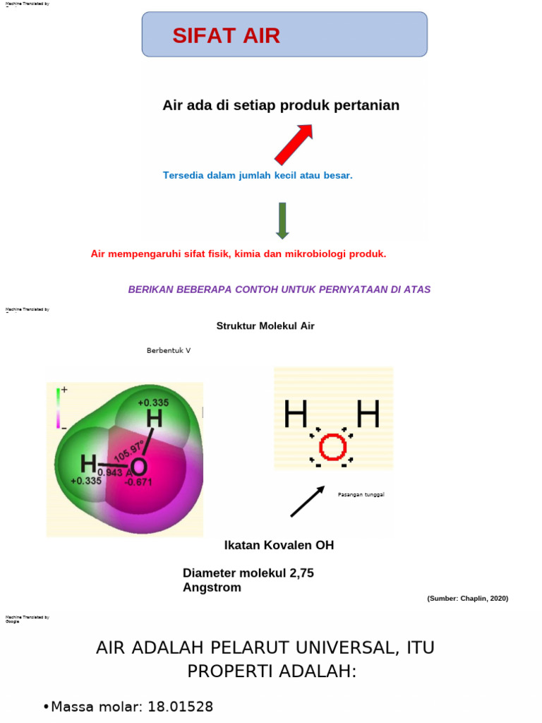 Overview of Water | PDF