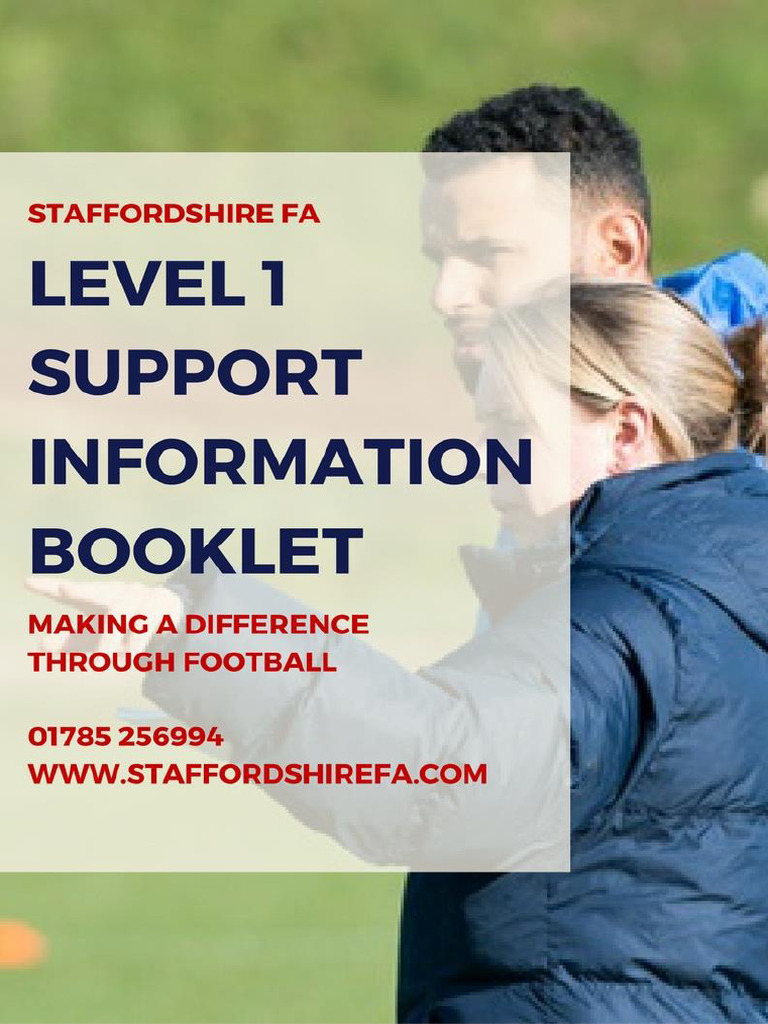 Level 1 Support Information Booklet | PDF