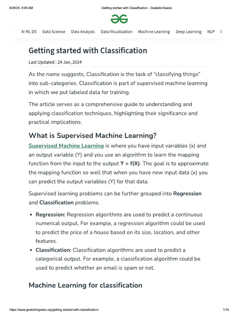 Classification Techniques | PDF