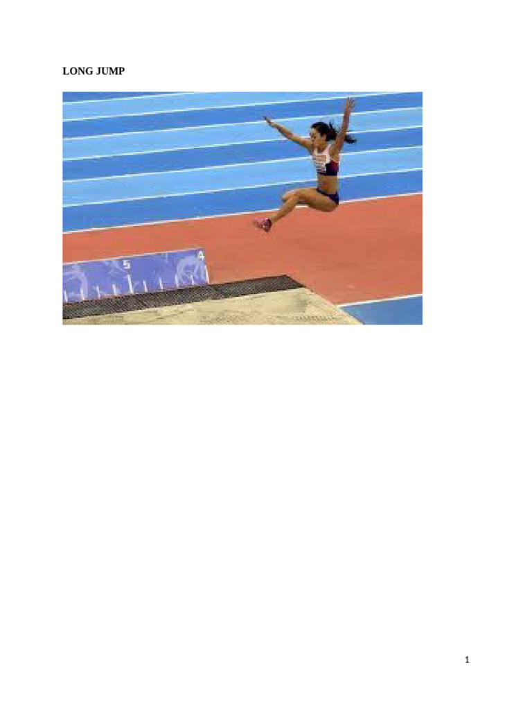 Long Jump Key Skills | PDF