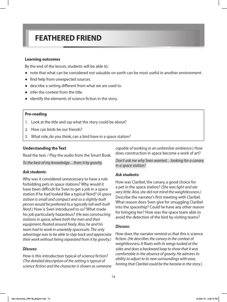 Feathered Friend Notes | PDF