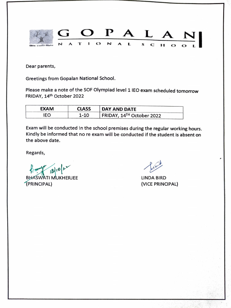 SOF Olympiad IEO Exam | PDF