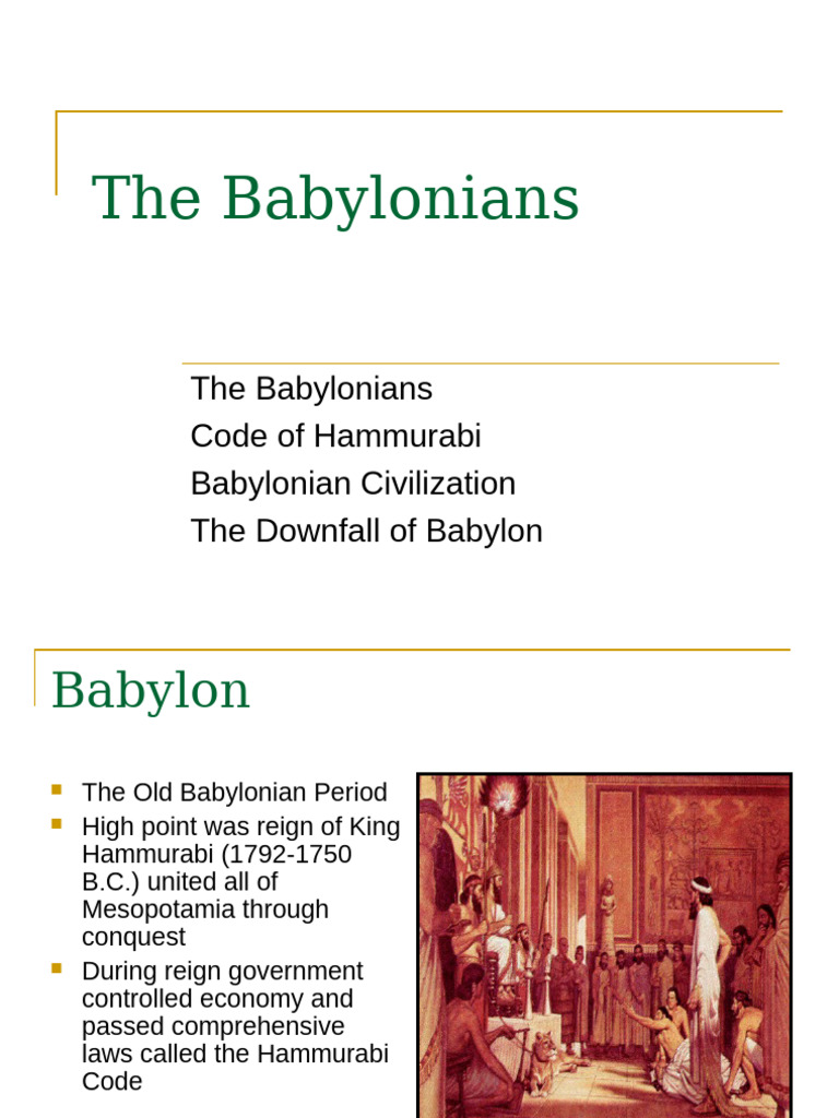 The Babylonians | PDF