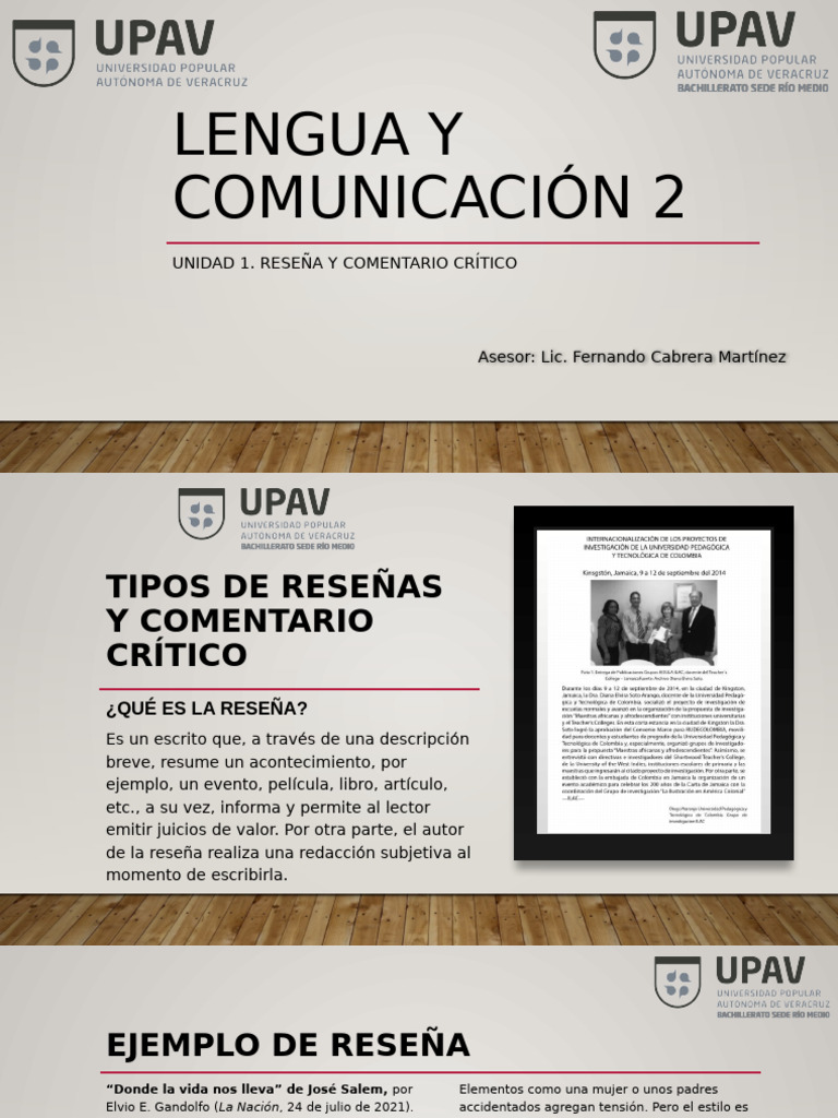 1 Tipos de Reseñas | PDF