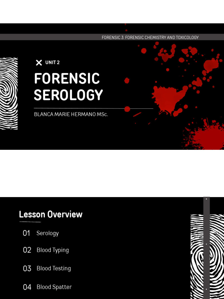 Unit 2 Serology 1 | PDF