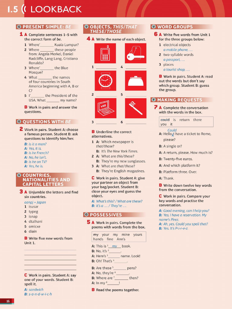 Speakout Elementary-16 | PDF