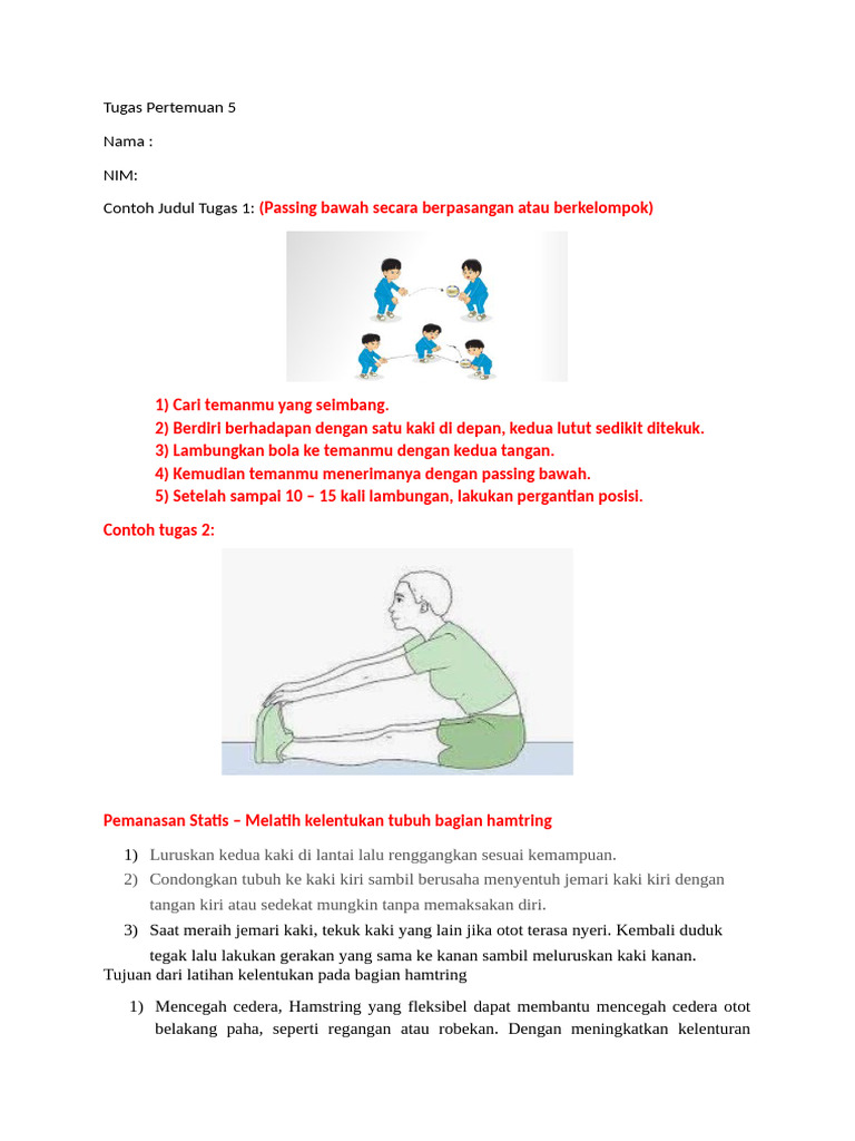 Contoh Format Tugas | PDF