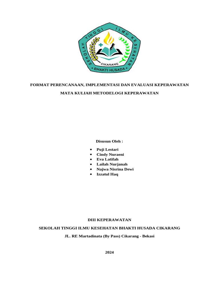 Format Implementasi Dan Evaluasi Keperawatan Luka Bakar | PDF
