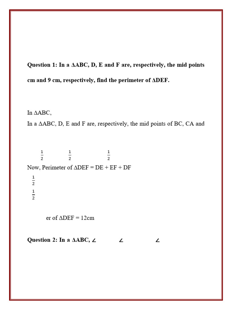 Exercise 14.4 | PDF | Euclid | Euclidean Geometry Exercise 14.4 | PDF | Euclid | Euclidean Geometry