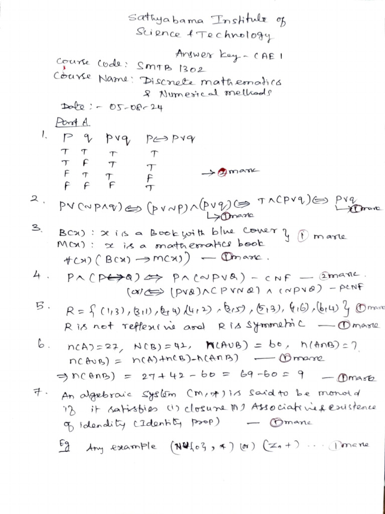 Cae1 Answers | PDF