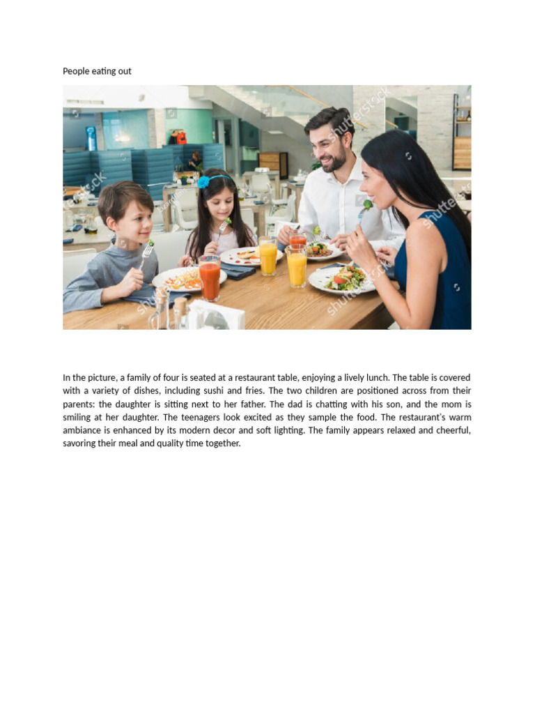 People Eating Out Part 2 Pdf