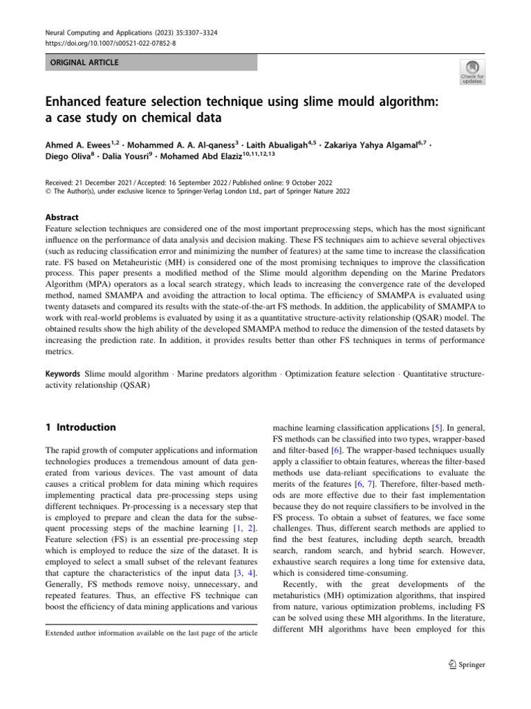 Feature Selection | PDF