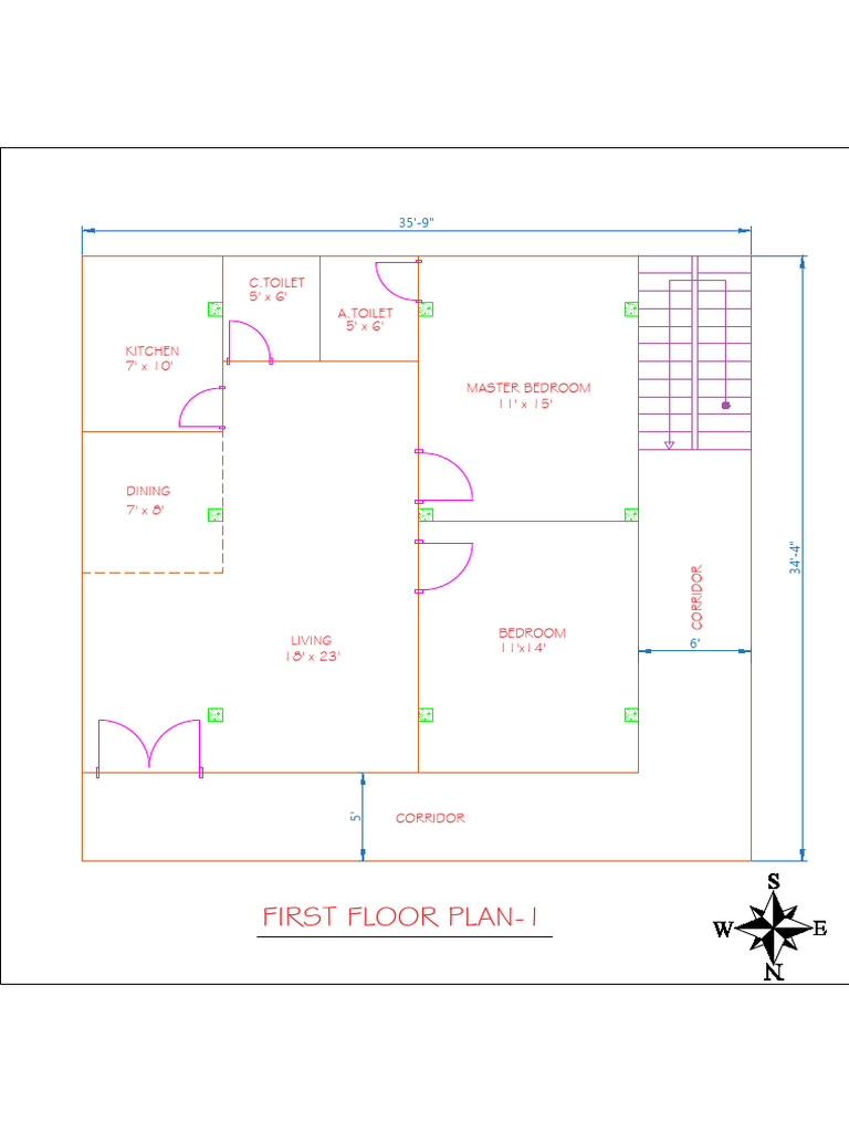 Zuber House Plan-Model | PDF