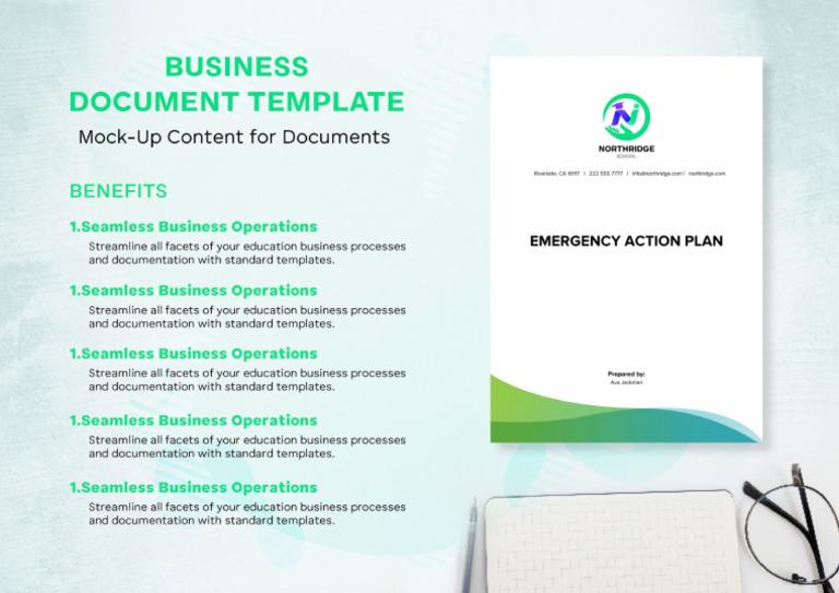 Business Document Mock-Up1 | PDF