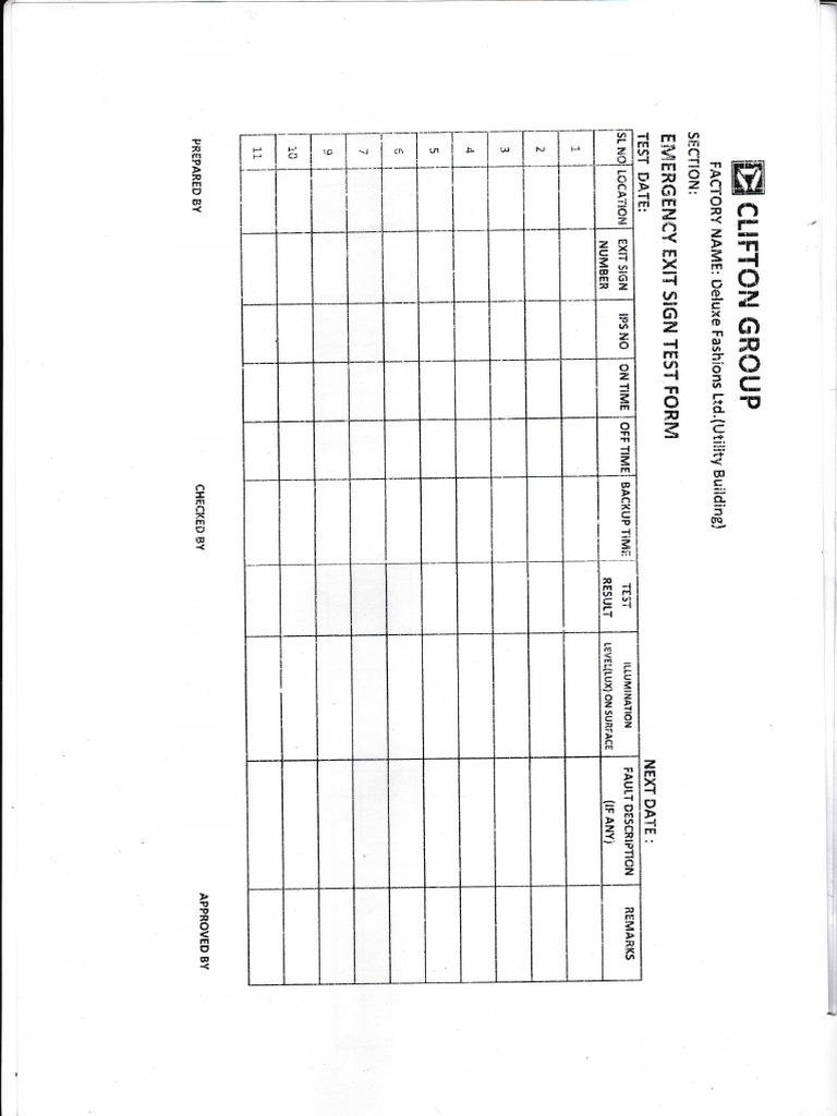 Emergency Exit Sign | PDF